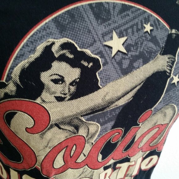 Shirts | Rare Social Distortion Pinup Girl Tshirt | Poshmark